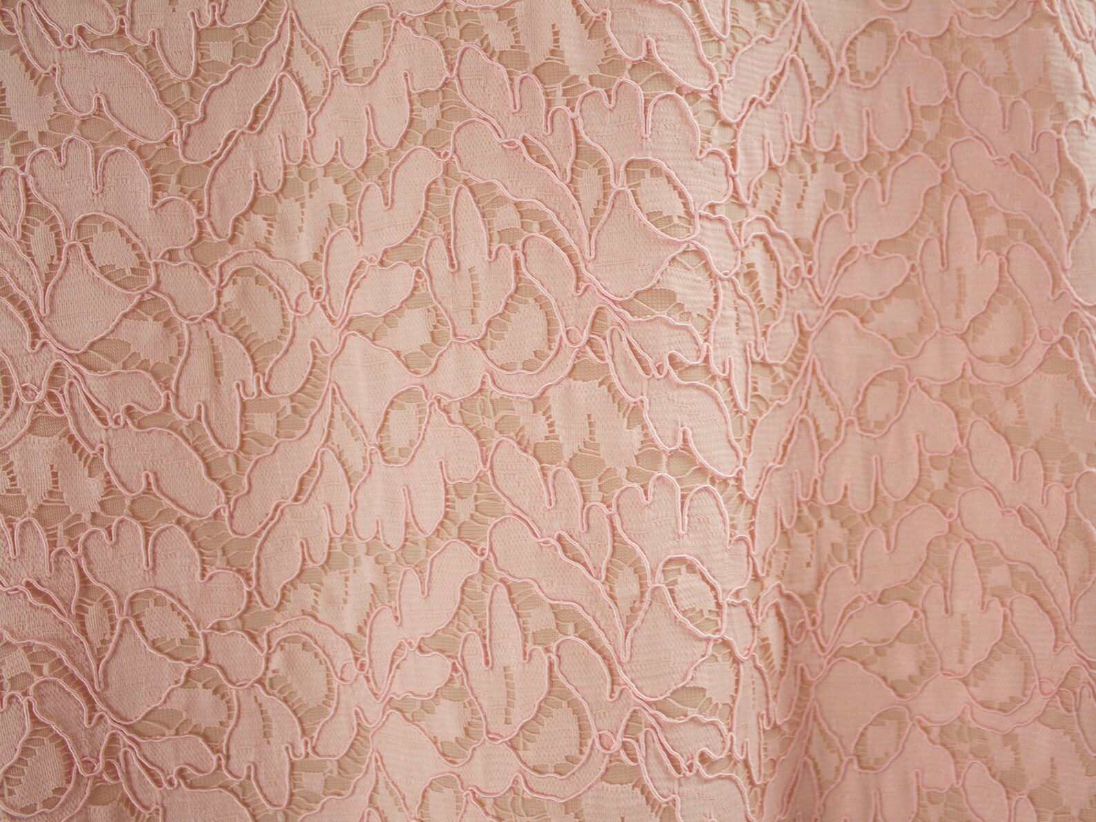 60s Vintage Duster Lace Night Dress Pink Color Lace - Etsy