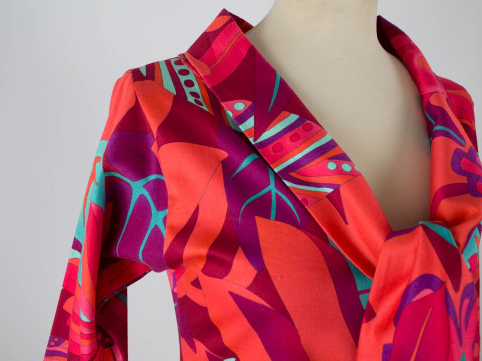 Colorful Floral Dress, Tight Sheath Dress, Bright Colors, Hawaiian ...