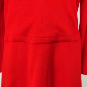 60s Vintage Dress, Red Color, Wool Dress, Sixties Fashion, Mod Modette ...
