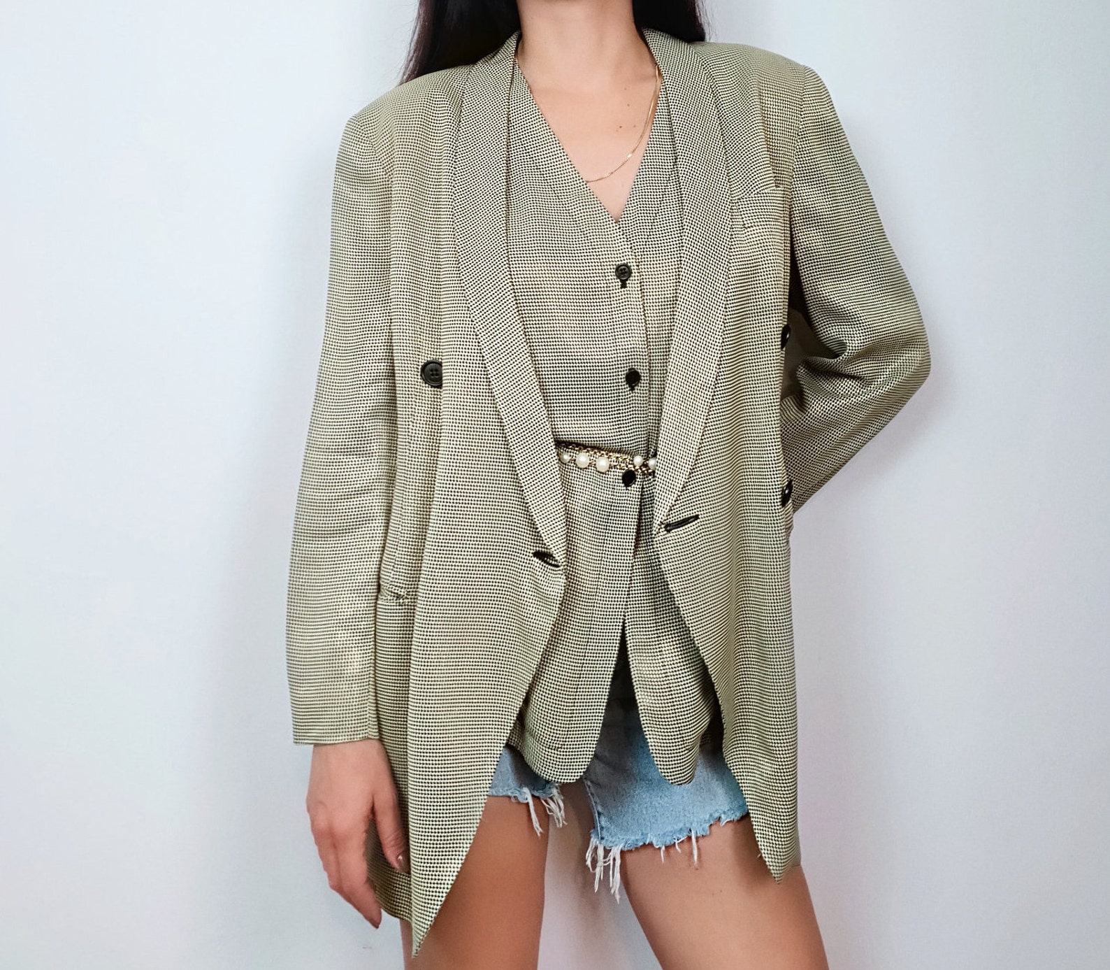 Mani by Armani 80s Blazer Vintage Eighties Jacket With - Etsy