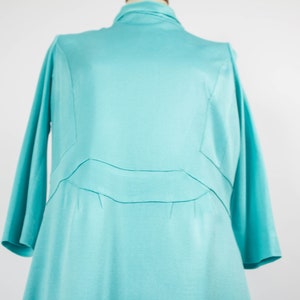 Vintage 60s Dress, Mod 60s Dress, Blue Turquoise, Modette Style ...