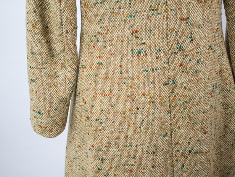 Vintage Coat 60s Fashion 1960s Beige Color Mod Modette | Etsy