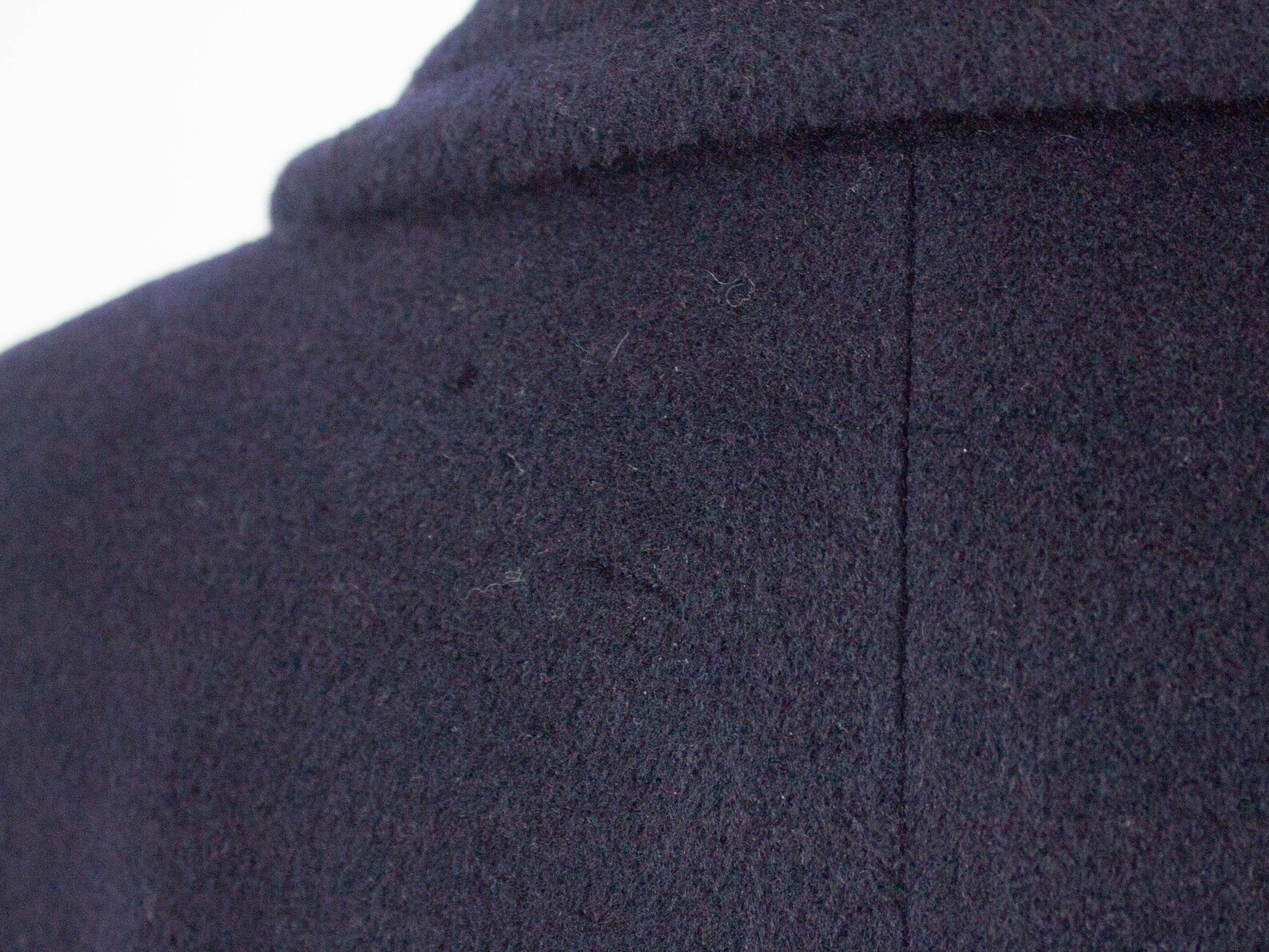 Vintage Coat Wool Cashmere Blue Color 80s Fashion Classic | Etsy