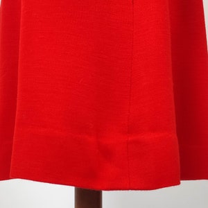 60s Vintage Dress, Red Color, Wool Dress, Sixties Fashion, Mod Modette ...