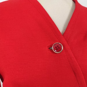 60s Vintage Dress, Red Color, Wool Dress, Sixties Fashion, Mod Modette ...