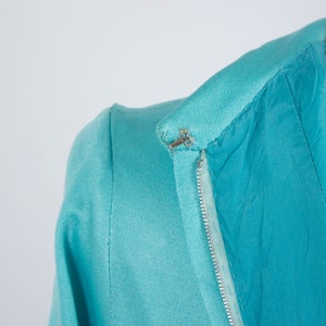 Vintage 60s Dress, Mod 60s Dress, Blue Turquoise, Modette Style ...