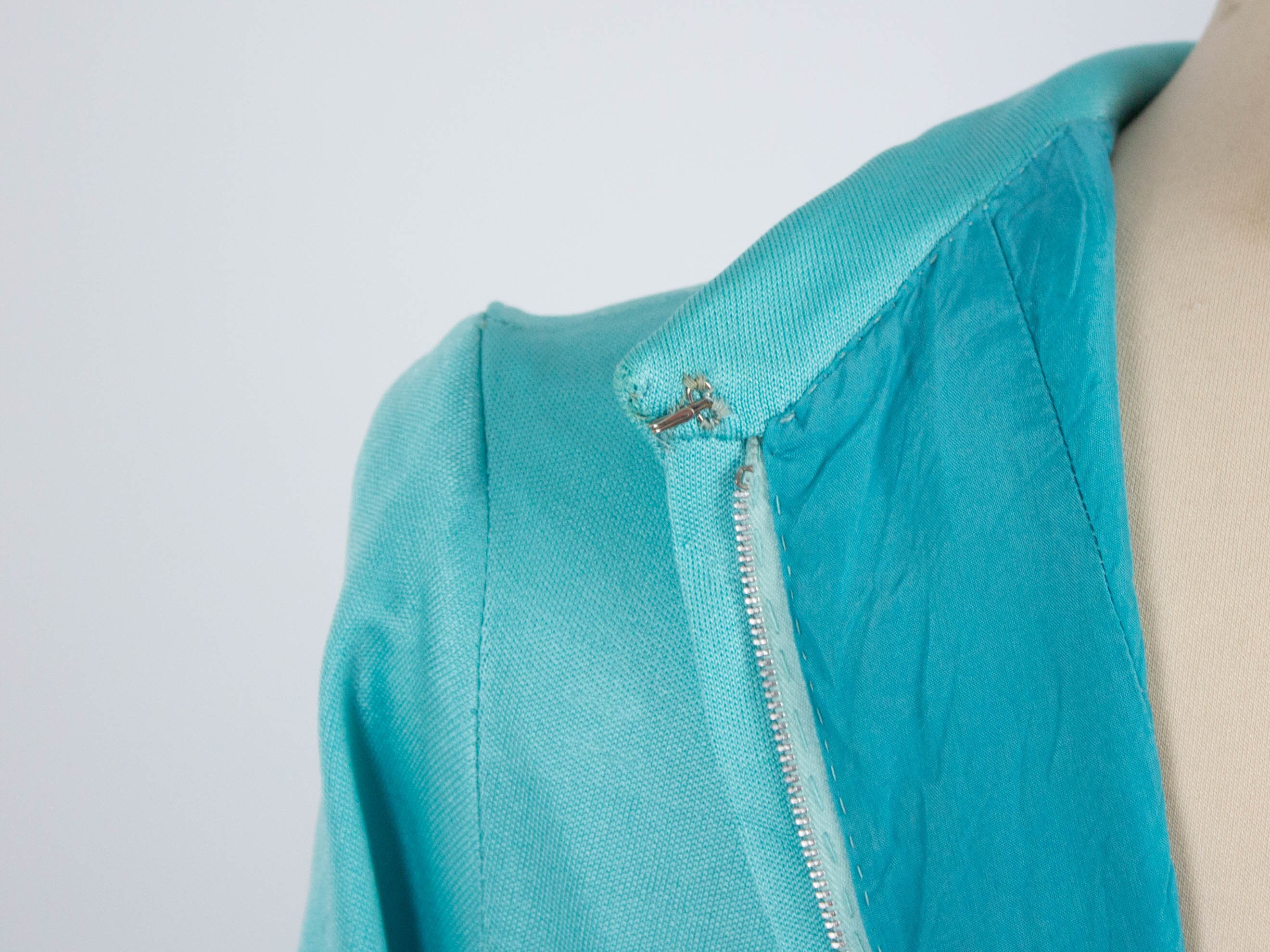 Vintage 60s Dress, Mod 60s Dress, Blue Turquoise, Modette Style ...