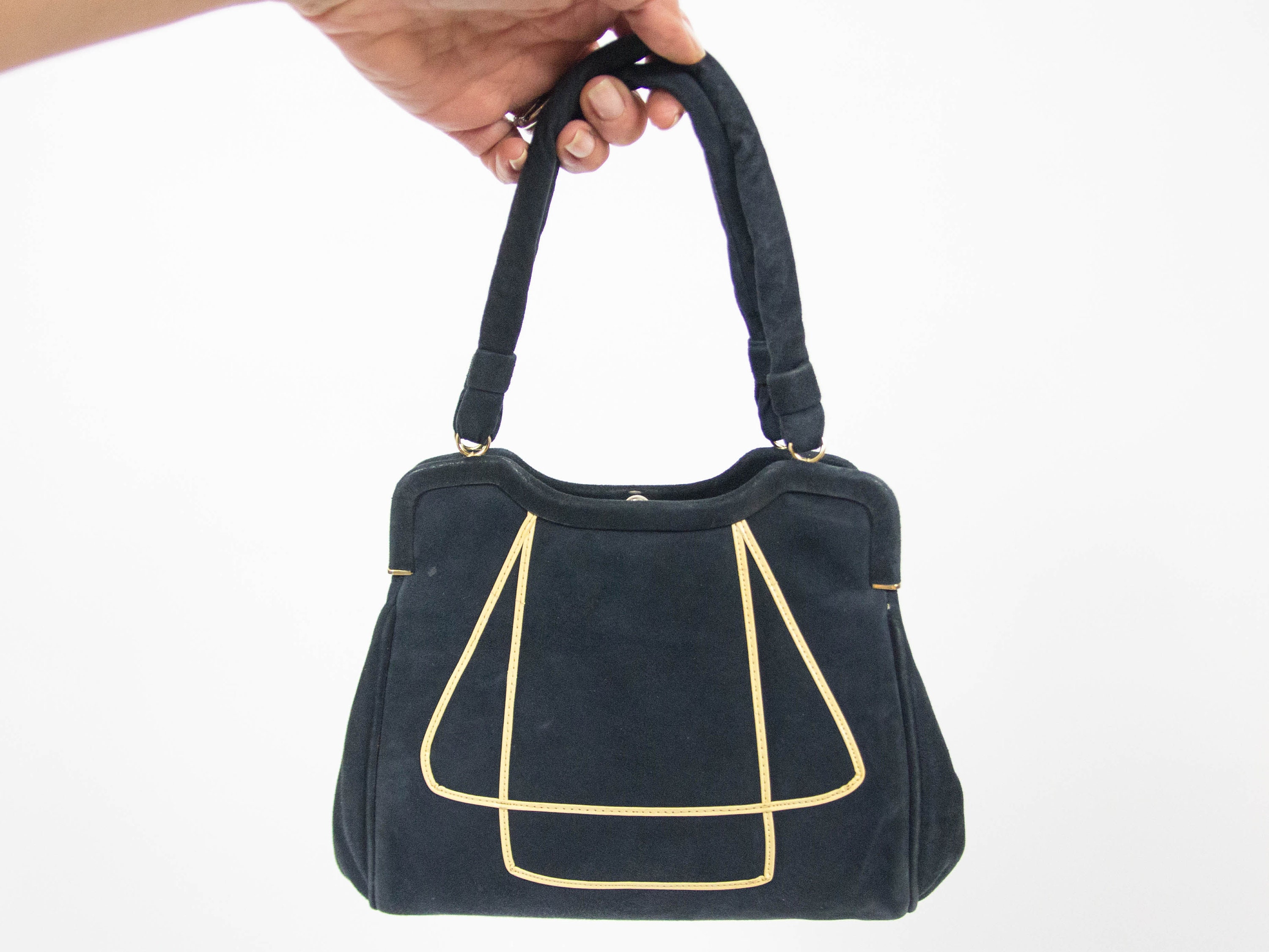 50s Handbag Vintage Purse Blue Bag 1950s Fashion Vintage | Etsy