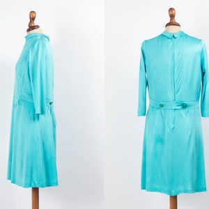 Vintage 60s Dress, Mod 60s Dress, Blue Turquoise, Modette Style ...