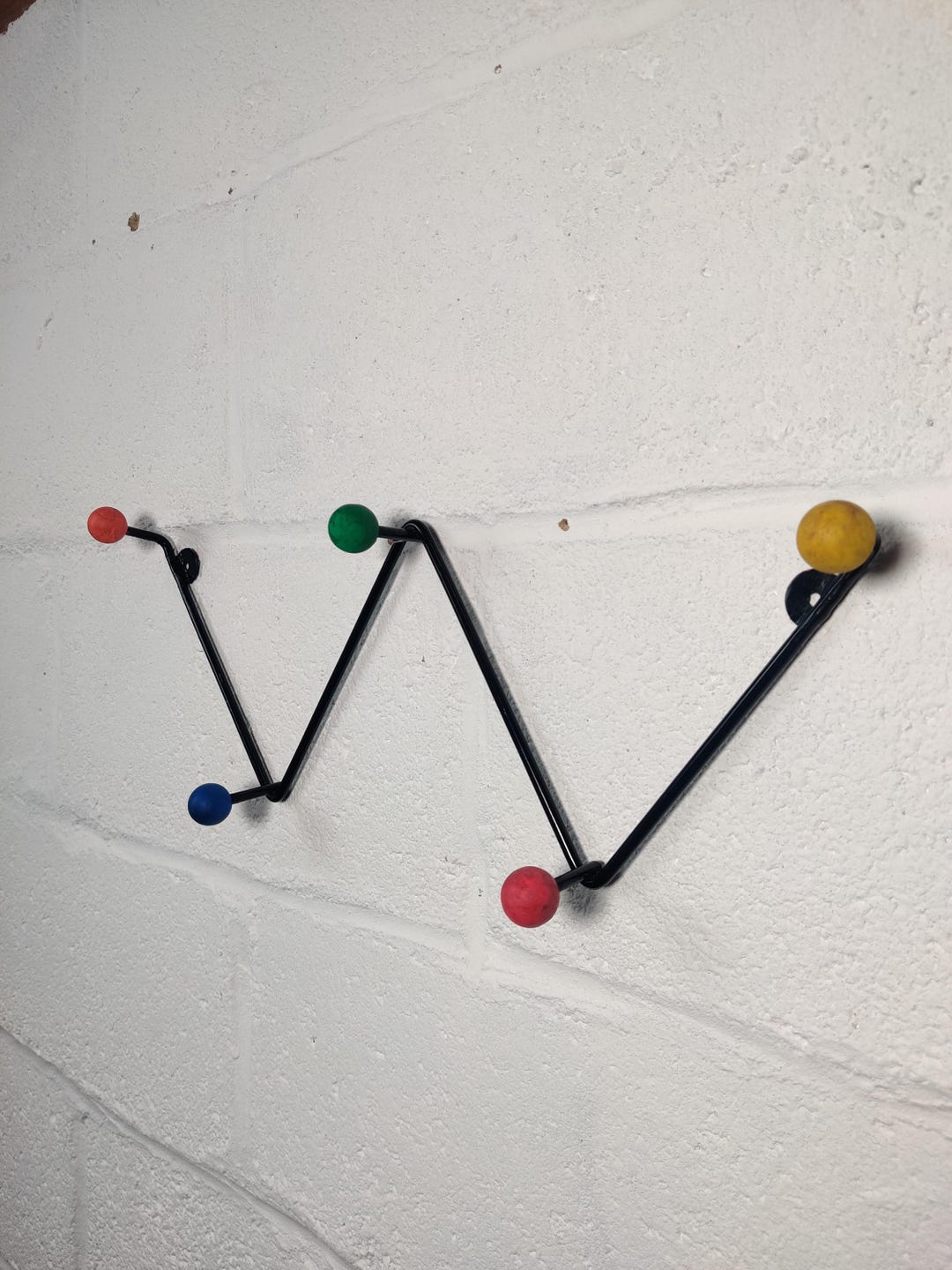 Vintage 1950s Atomic/sputnik Black Coat Rack - Etsy