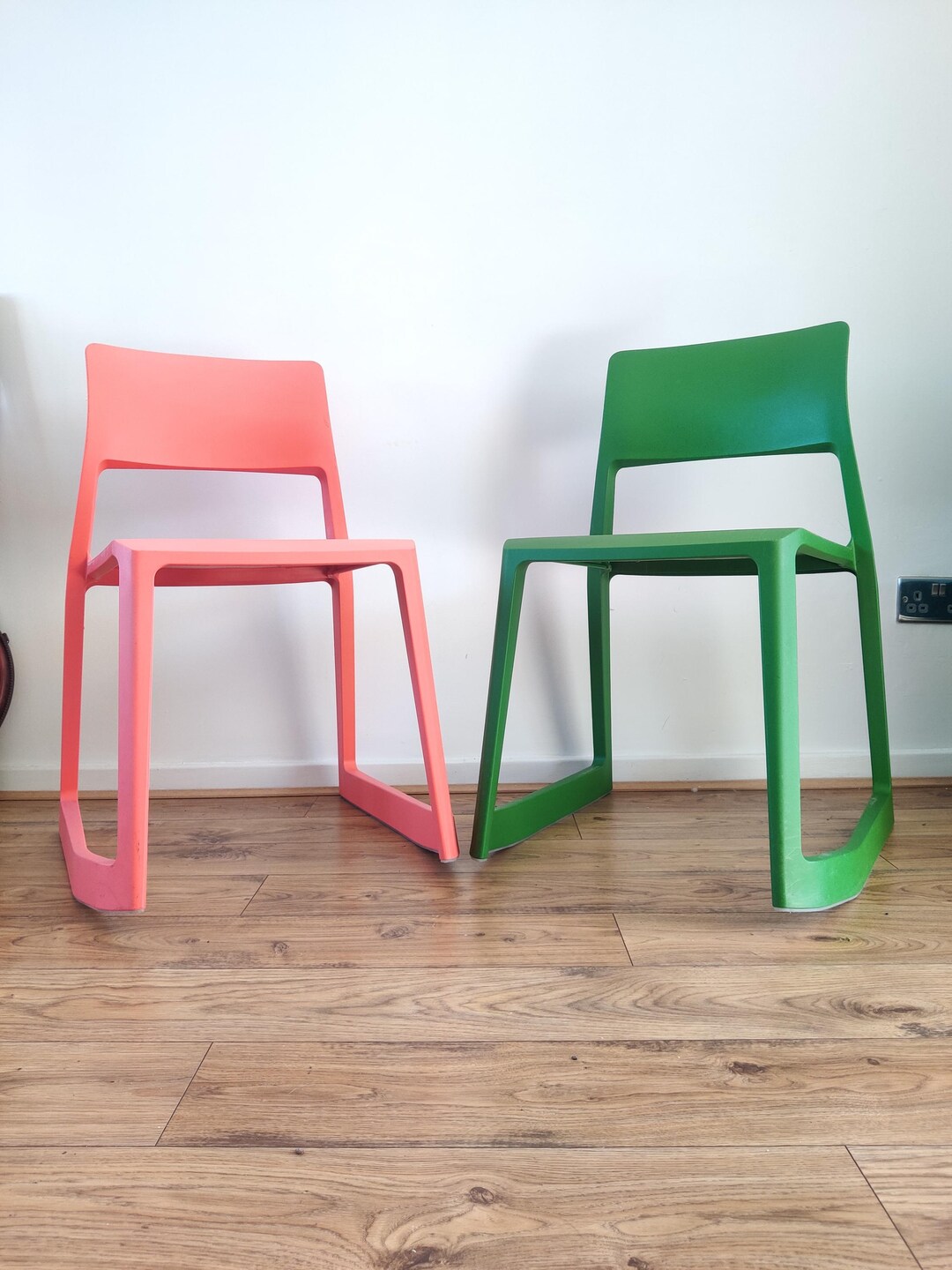 Pair of Vitra Tip Ton Chairs Designed by Edward Barber & Jay Osgerby in ...