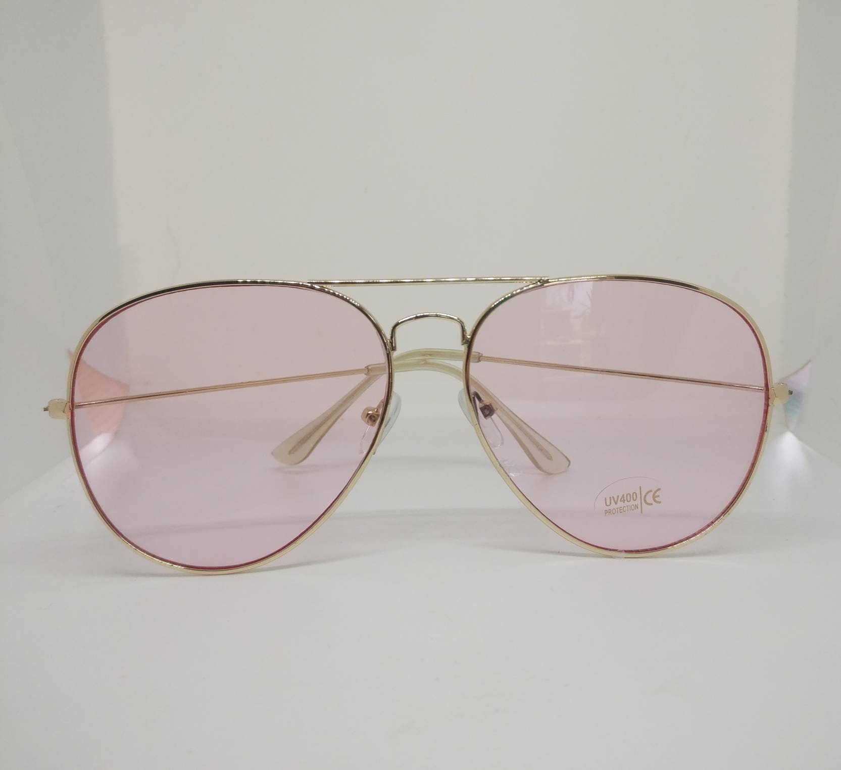 Deadstock Pink Aviators Sunglasses UV Protected Coloured Lense - Etsy