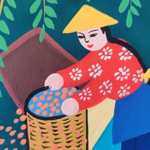 An Original Vintage Shi Yiu Ping Jinshan Style Painting on Paper, in ...