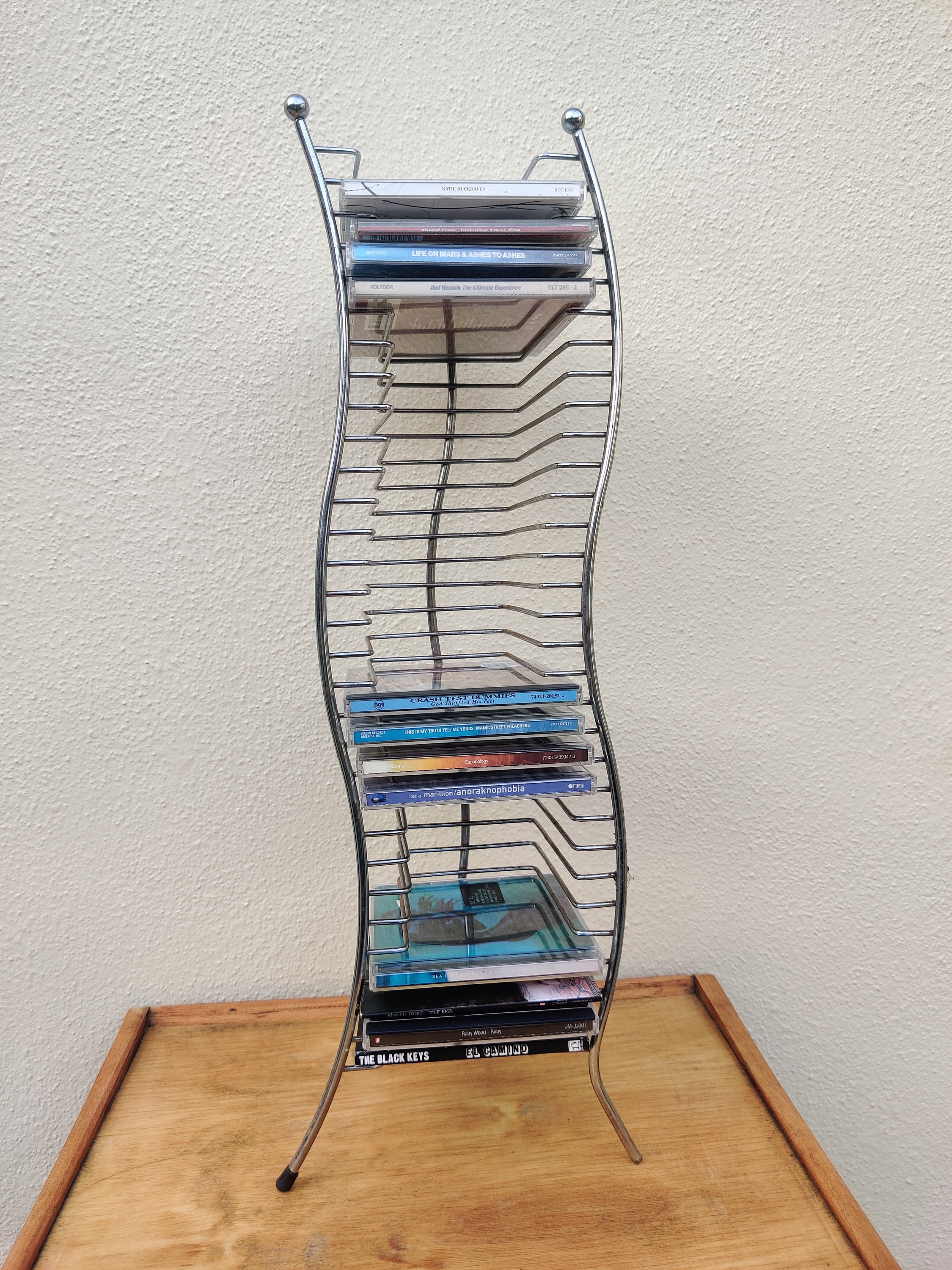 Wavey Wire Post Modern CD Tower 1990s Y2k Vintage. - Etsy