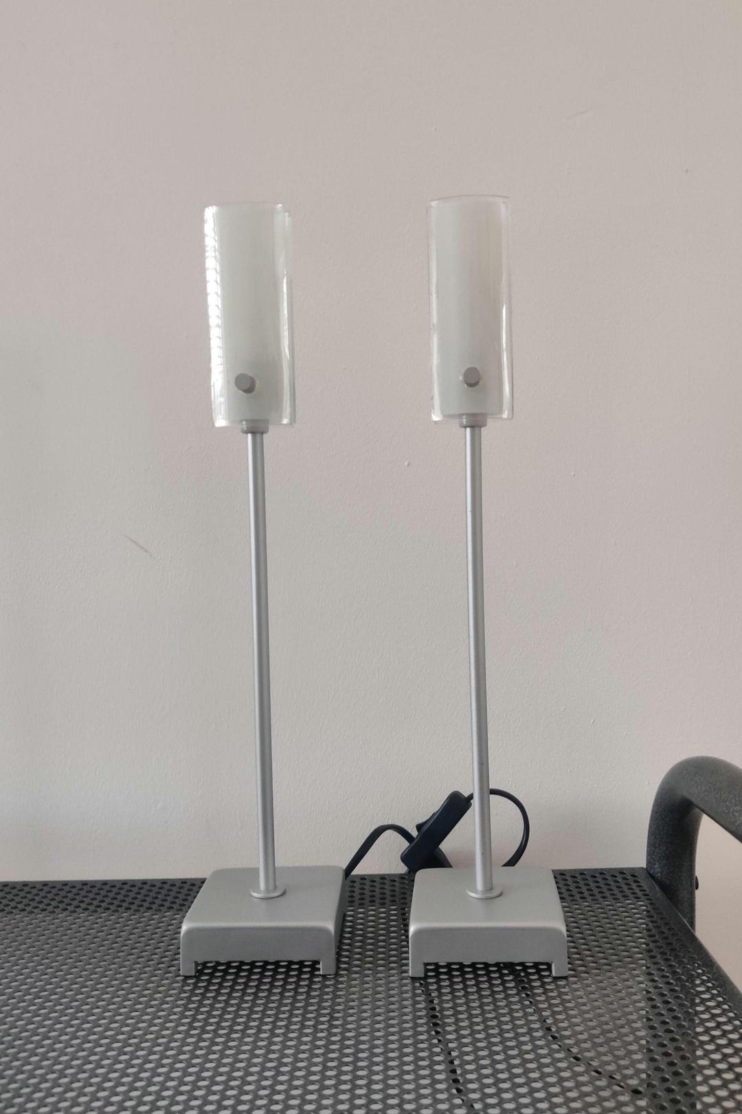 Pair of Vintage IKEA Klasbo Table Lamps, Post Modern, Space Age Y2k ...