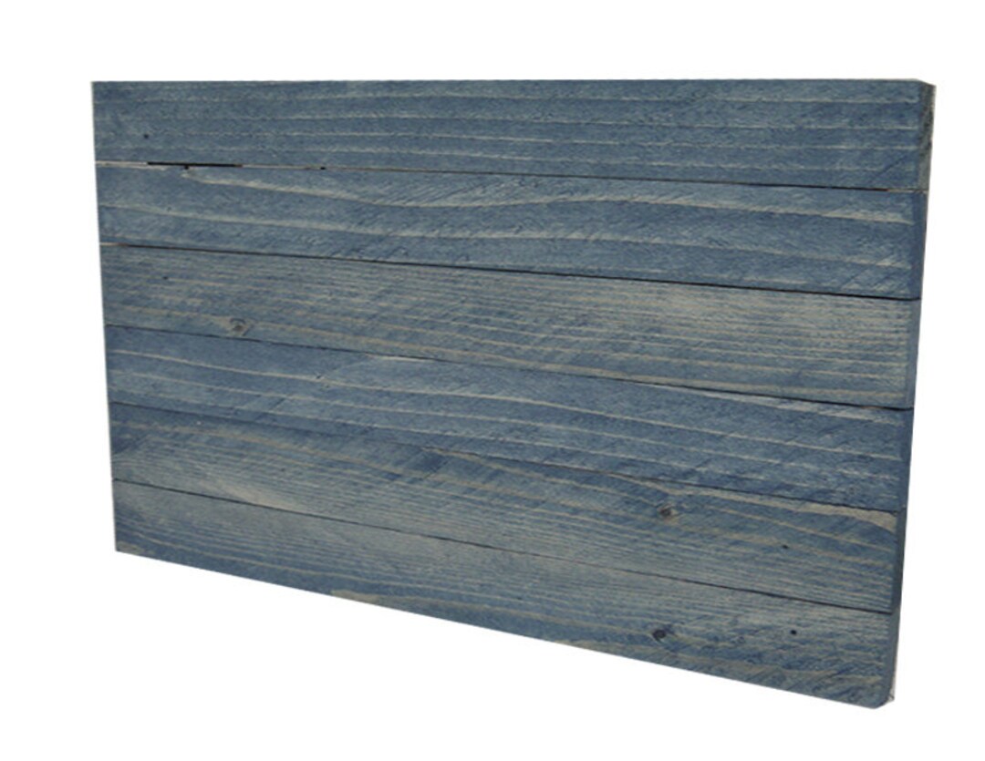 Real Wood / Wooden Worn Navy Blue Sign Blank Plank DIY Decor - Wedding ...
