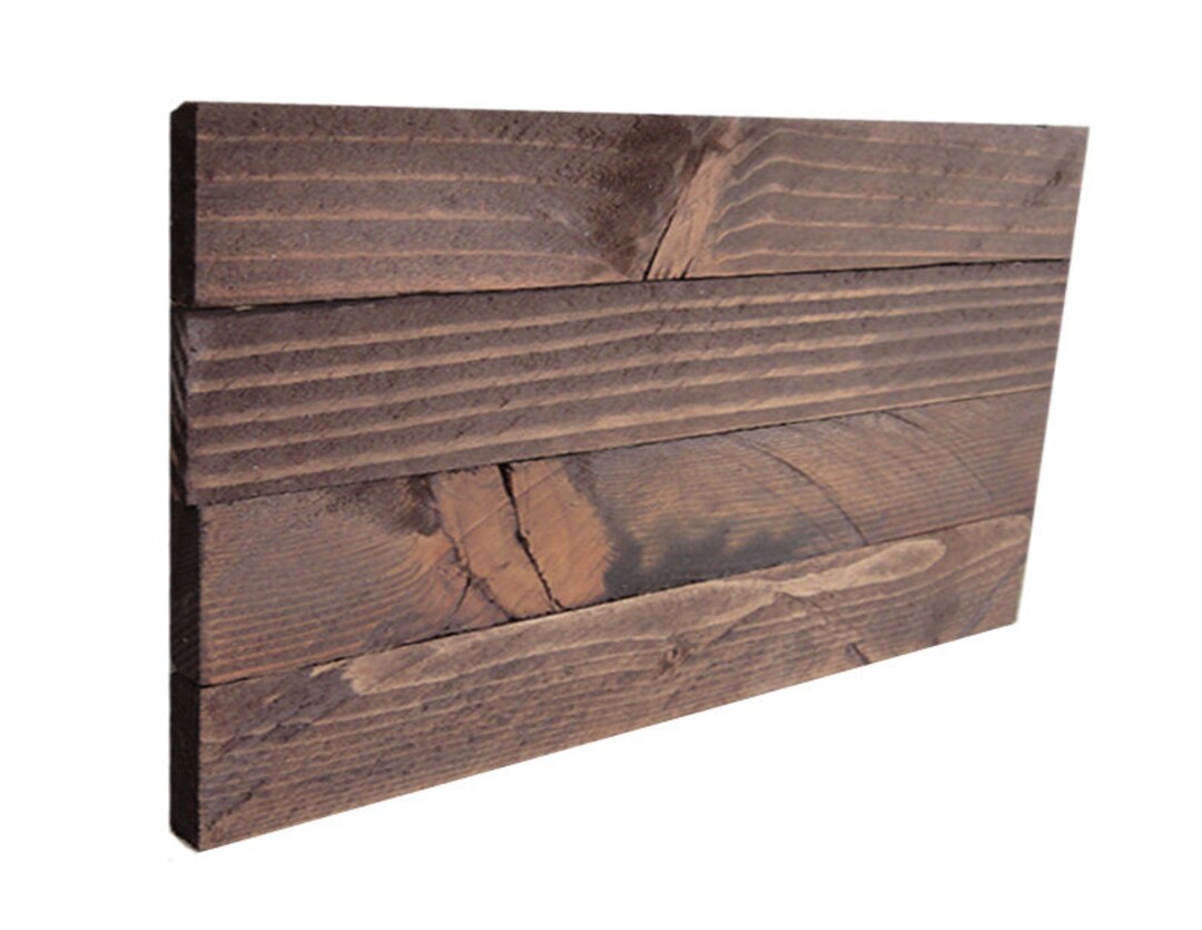 Real Wood / Wooden Dark Walnut Sign Blank Plank DIY Decor - Wedding ...
