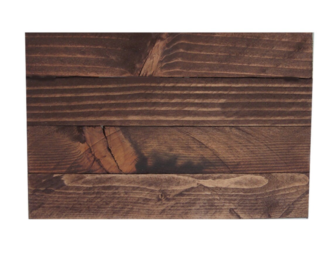Real Wood / Wooden Dark Walnut Sign Blank Plank DIY Decor - Wedding ...
