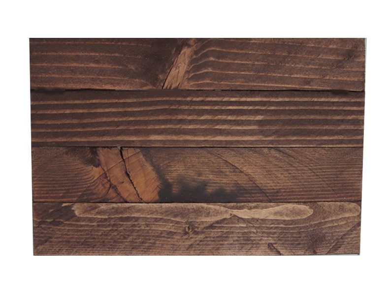 Real Wood / Wooden Dark Walnut Sign Blank Plank DIY Decor - Wedding ...
