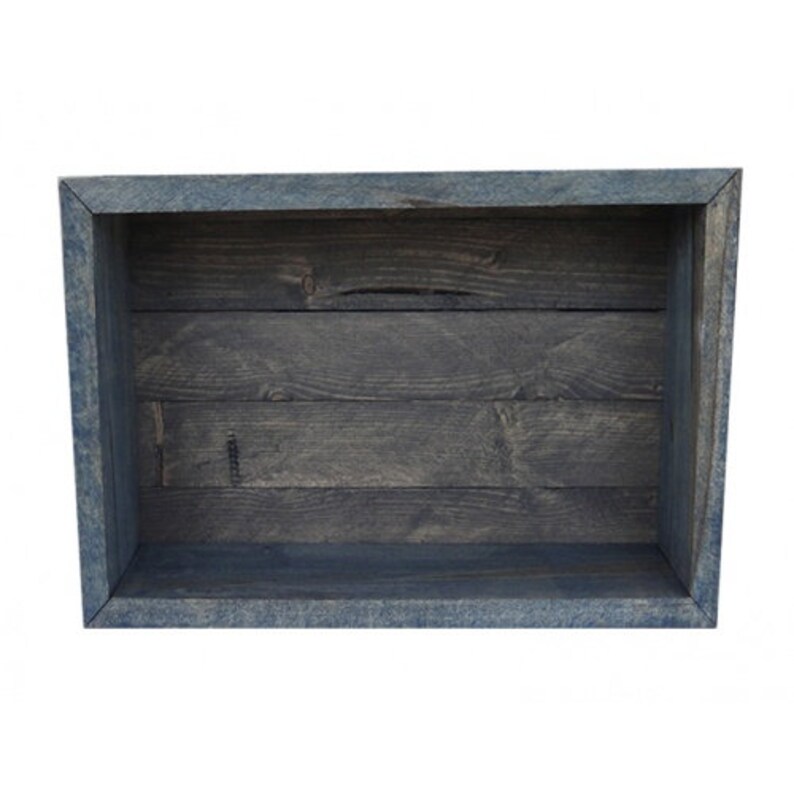 Wood / Wooden Shadow Box Display With Backing Two Tone - Etsy