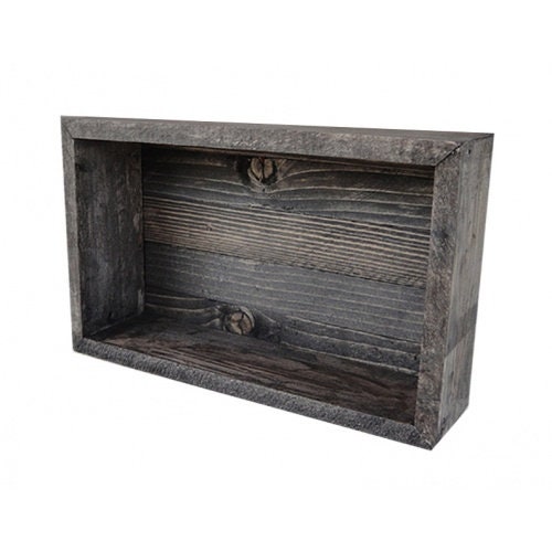 Wood / Wooden Shadow Box Display With Backing Two Tone | Etsy