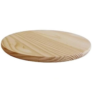 Large Blank Round Wood / Wooden Board - DIY Table Tops Art Work Signs ...