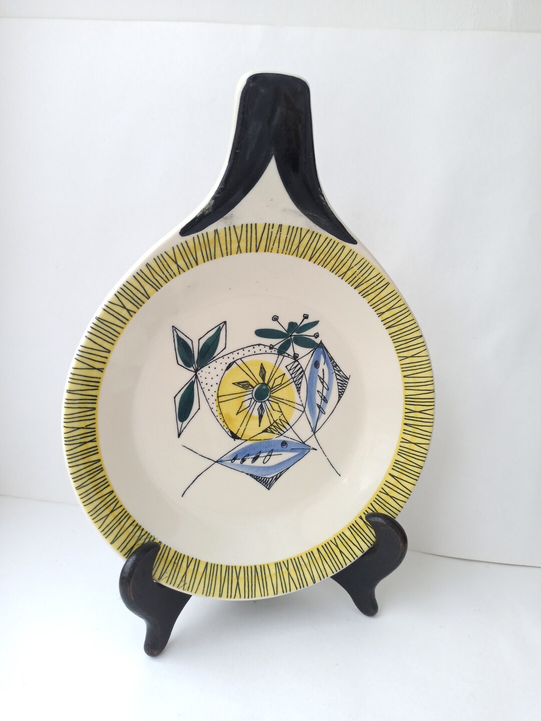 Bambus Fish Serving Plate by Stavangerflint Norwegian Vintage Designed ...