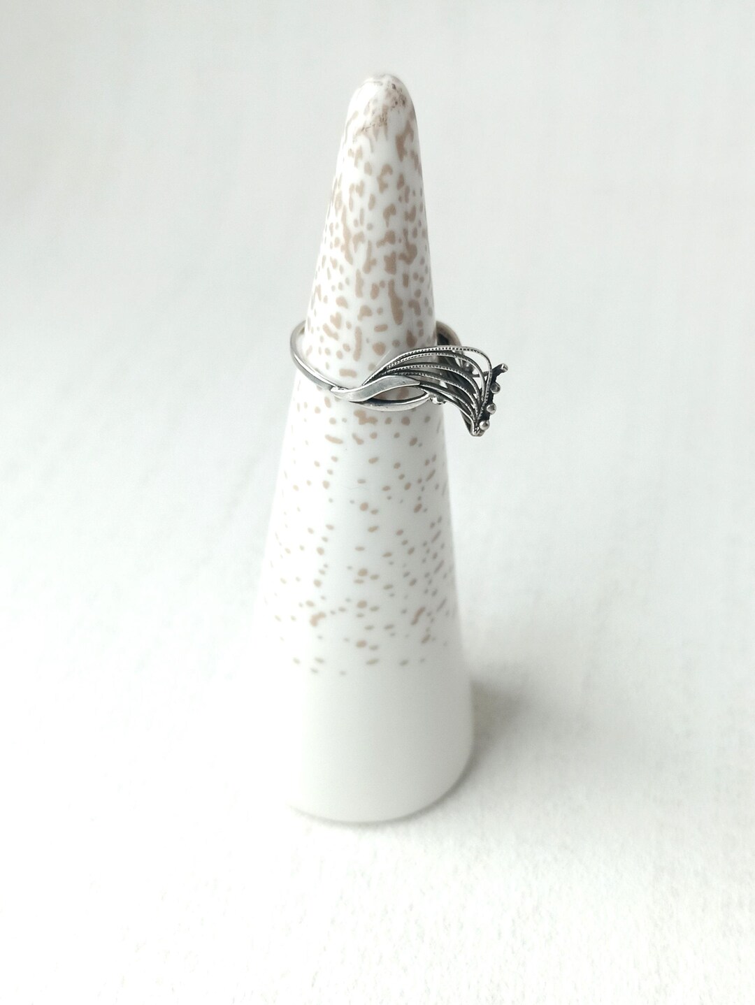 Vintage Silver 875 USSR Ring of Original Design/modern Style - Etsy