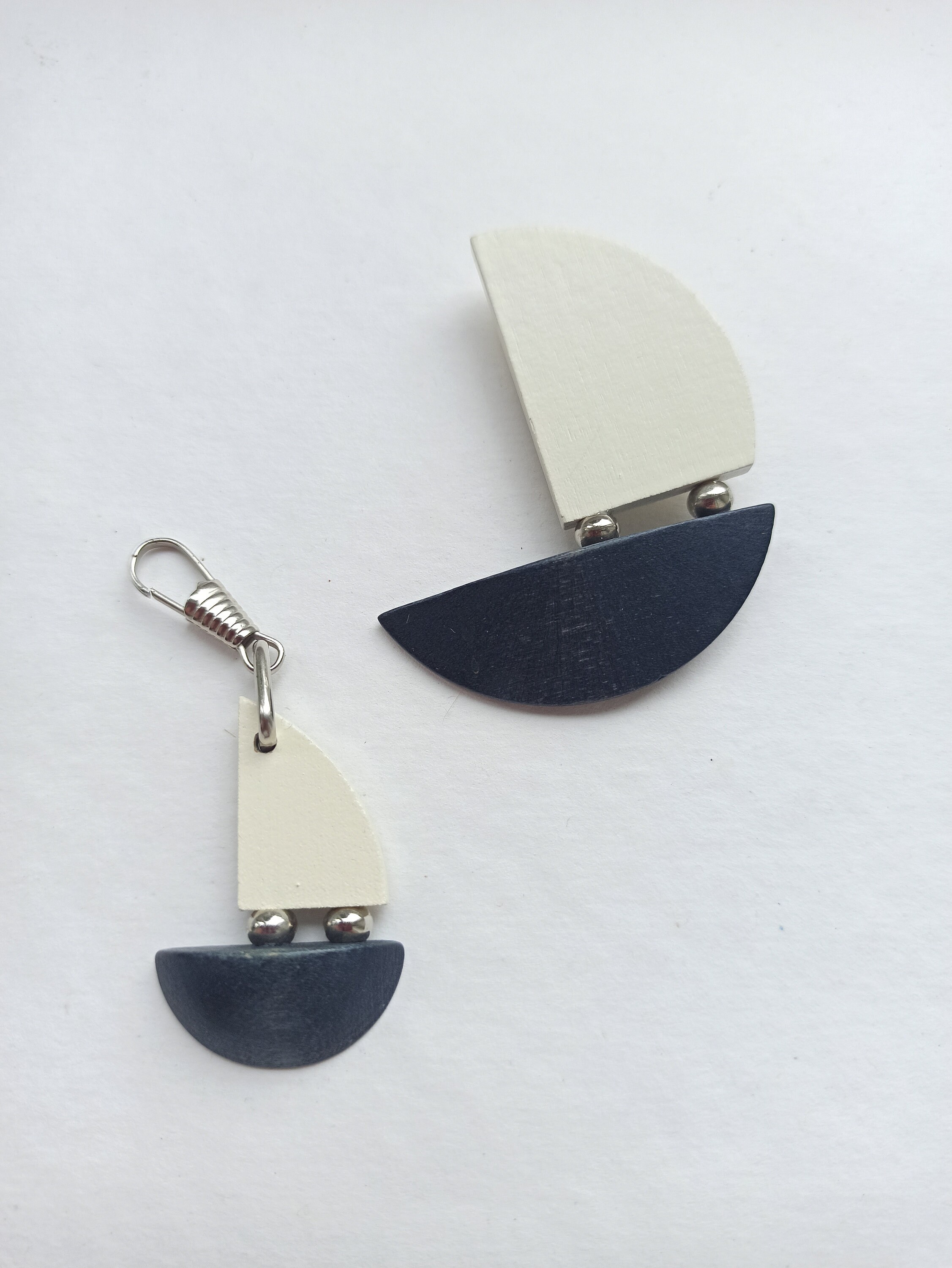 AARIKKA Wooden Vintage Brooch and Keychain Finnish Design Made - Etsy