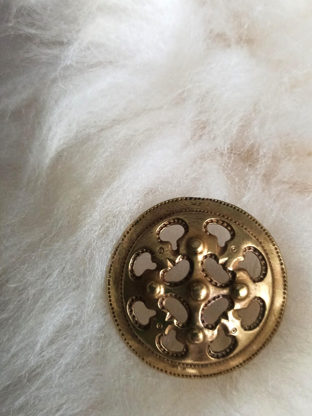 Vintage Kalevala Koru Bronze Viking Shield/ Brooch Finnish Scandinavian ...