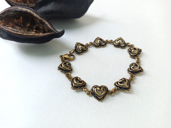 Vintage Kalevala Koru Bronze Bracelet Made in Finland… - Gem