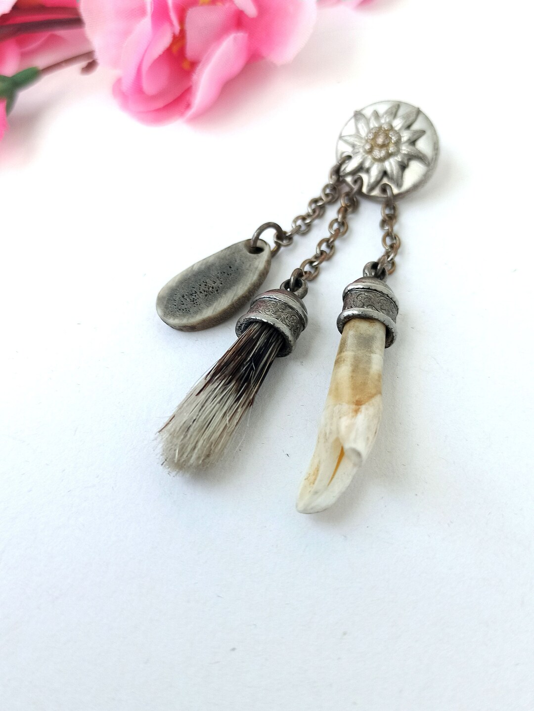 Vintage Oktoberfest Hunting Talisman Pin Brooch/lucky Talisman/germany ...