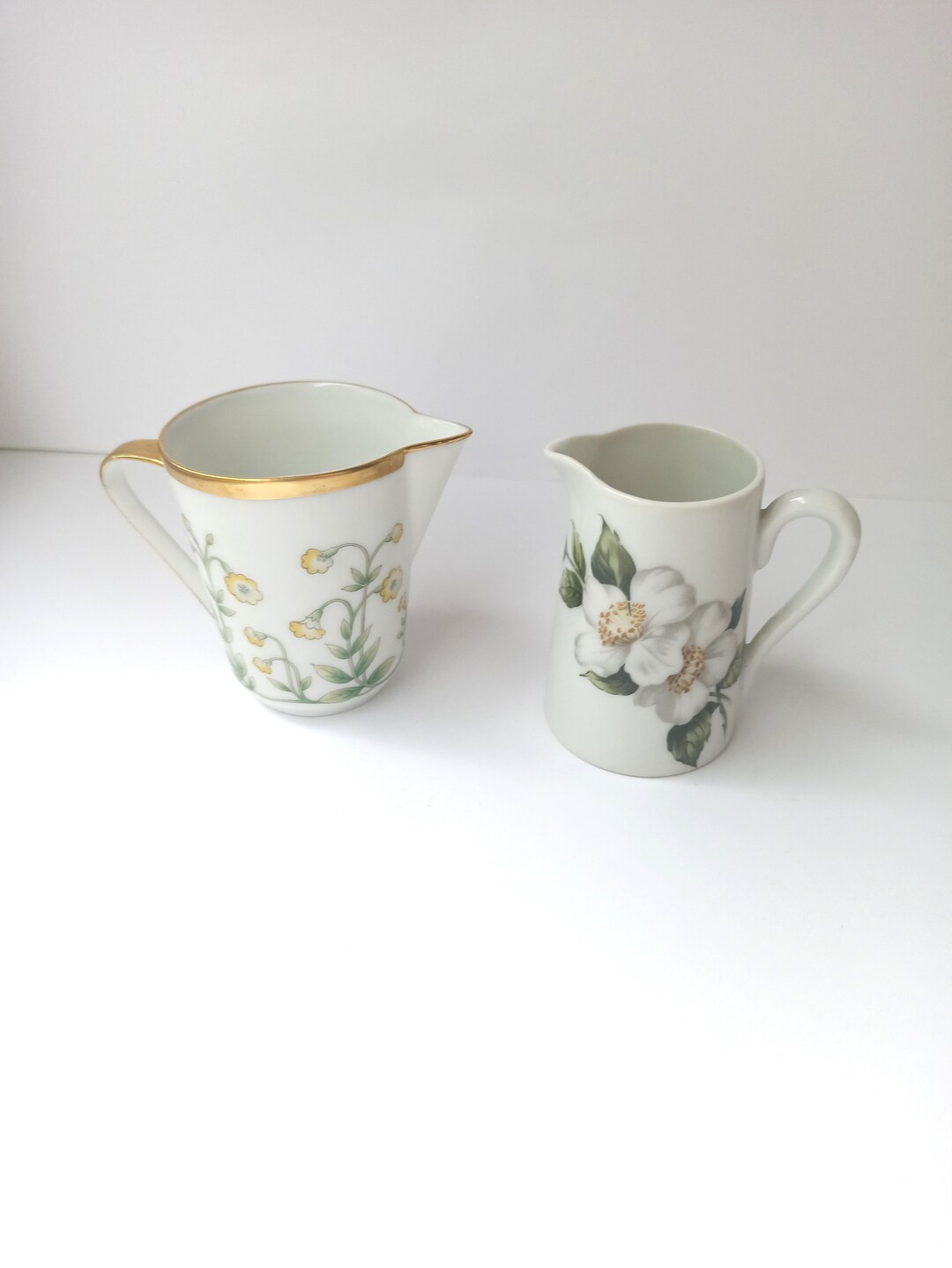 Set of 2 Vintage Creamers Porcelain De Paris Noblesse - Etsy