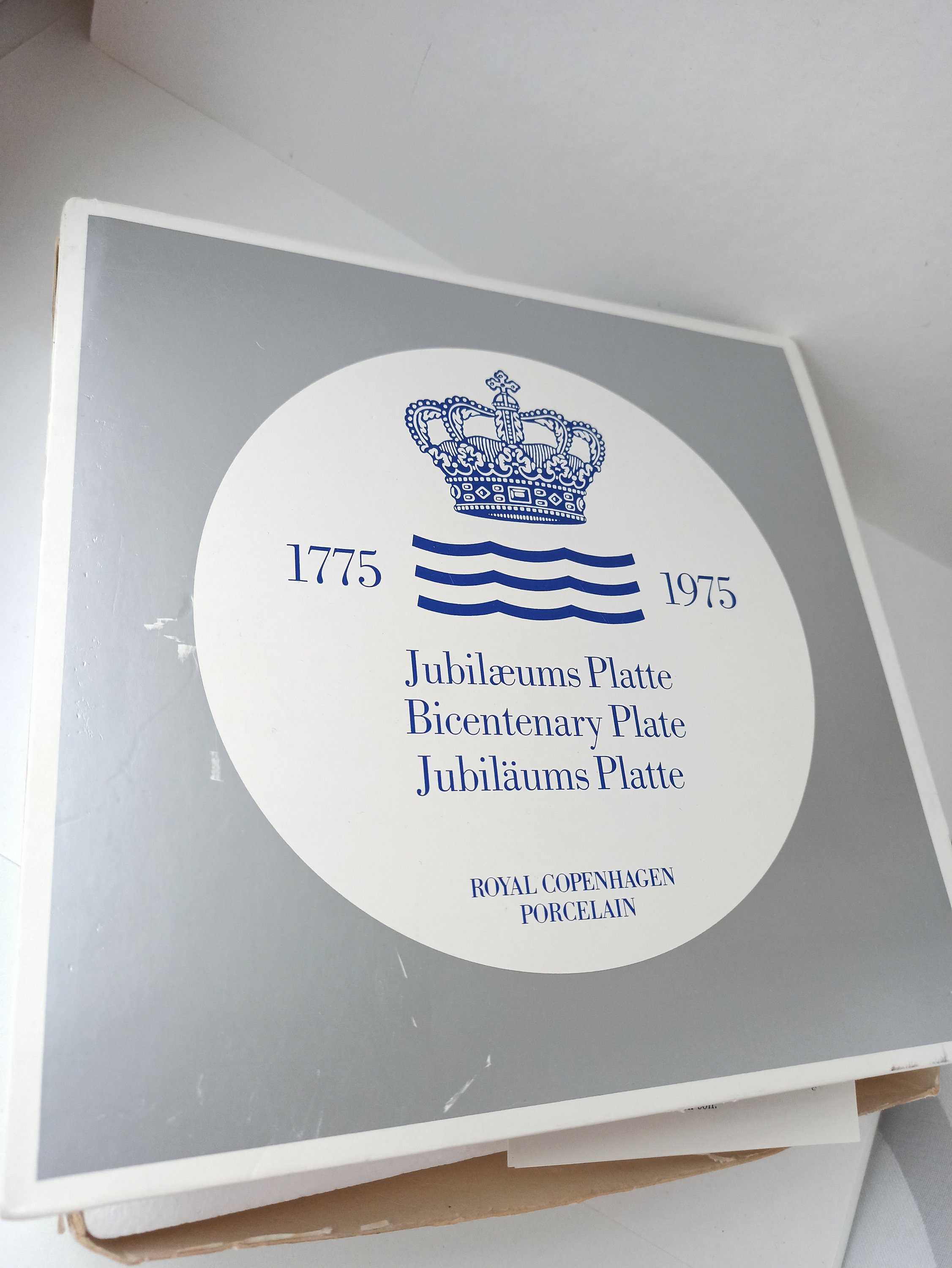 Royal Copenhagen 1775-1975 Christmas Plate - Etsy