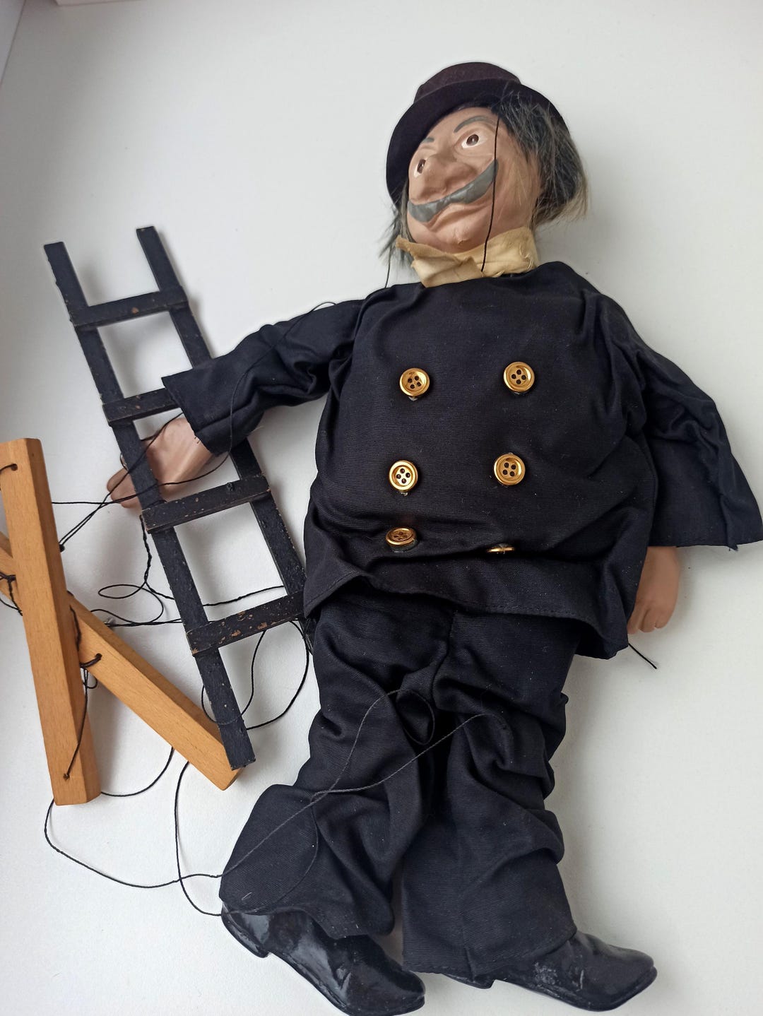 Vintage Interia German Marionette Chimney Sweep Doll - Etsy