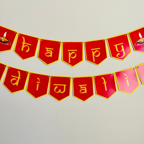 Happy Diwali Banner Diya digital Instant Download - Etsy Canada
