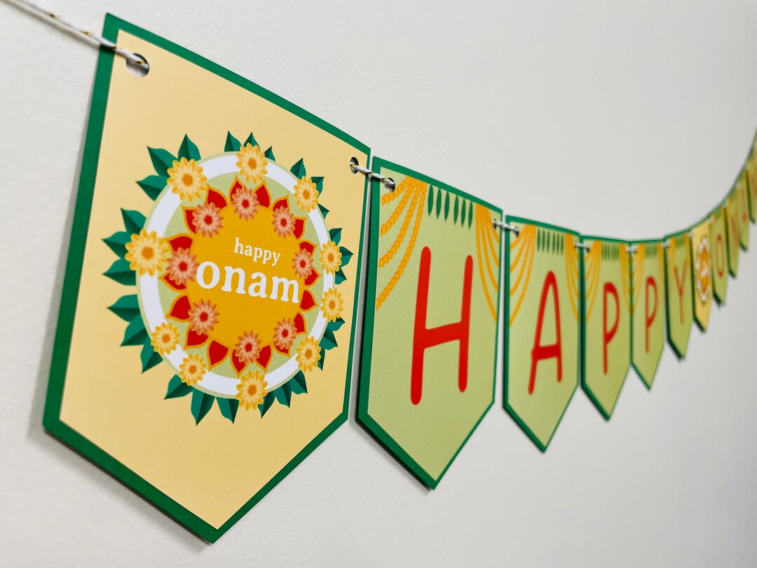 Happy Onam Banner (digital - Instant Download) - Etsy