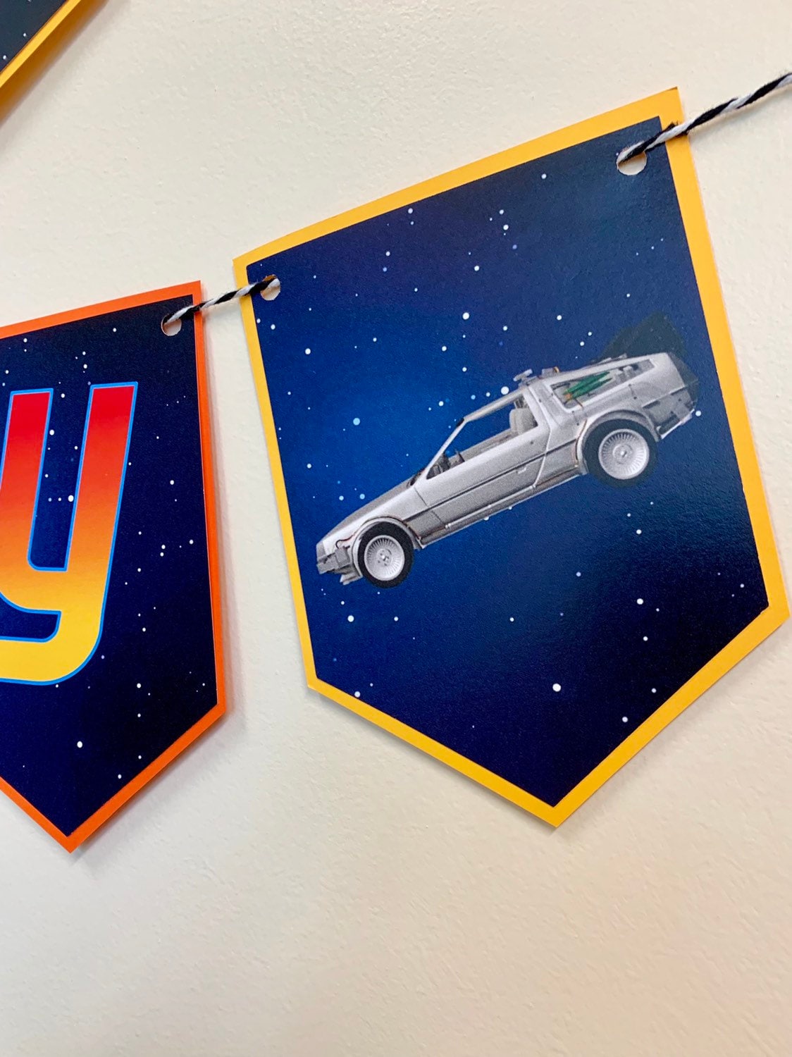 Back to the Future Birthday Banner digital Instant - Etsy