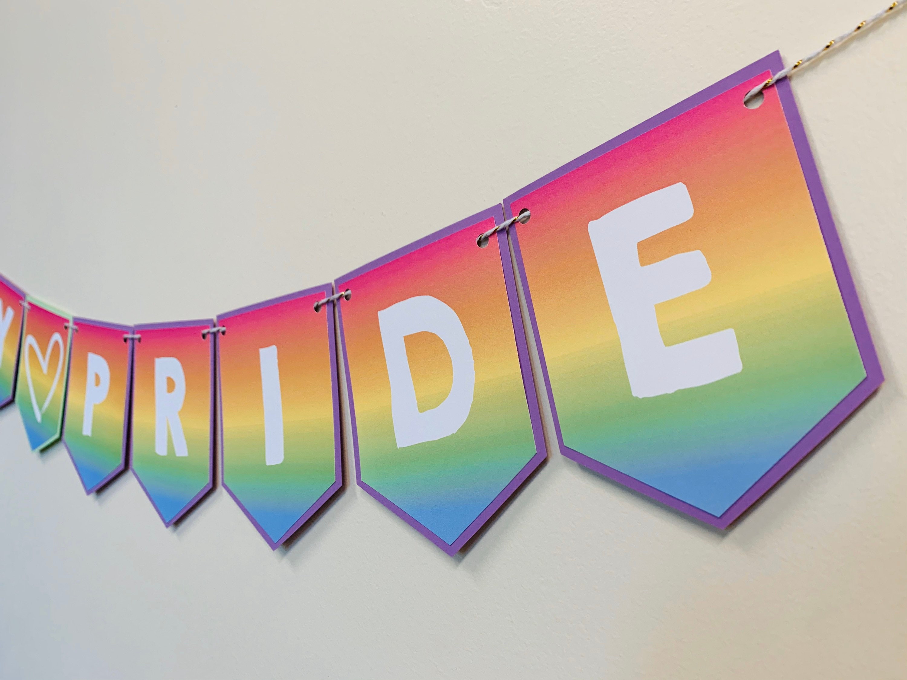 Happy Pride Banner digital Instant Download - Etsy UK