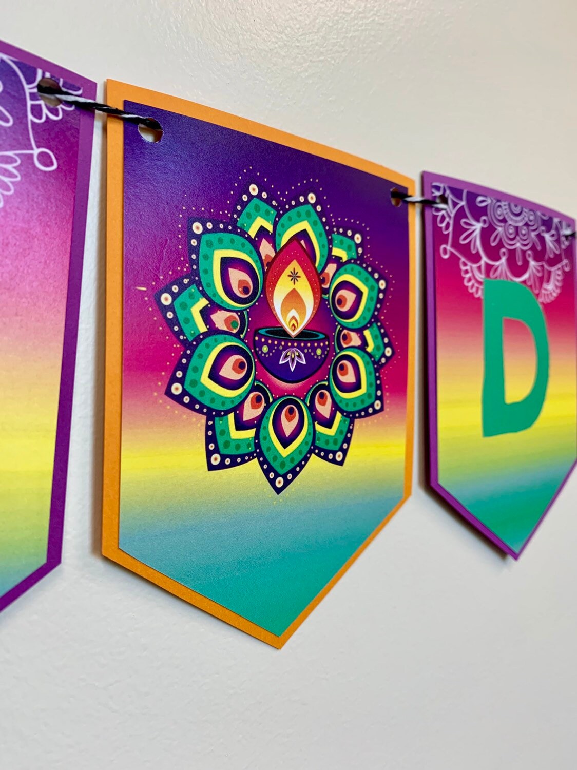 Happy Diwali Banner - Diya (digital - Instant Download) - Etsy Canada