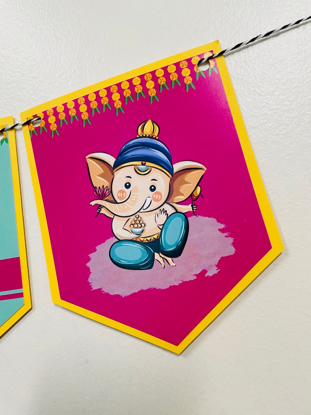 Ganapati Bappa Morya, Ganesha, Ganesh Banner (ready-made) - Etsy