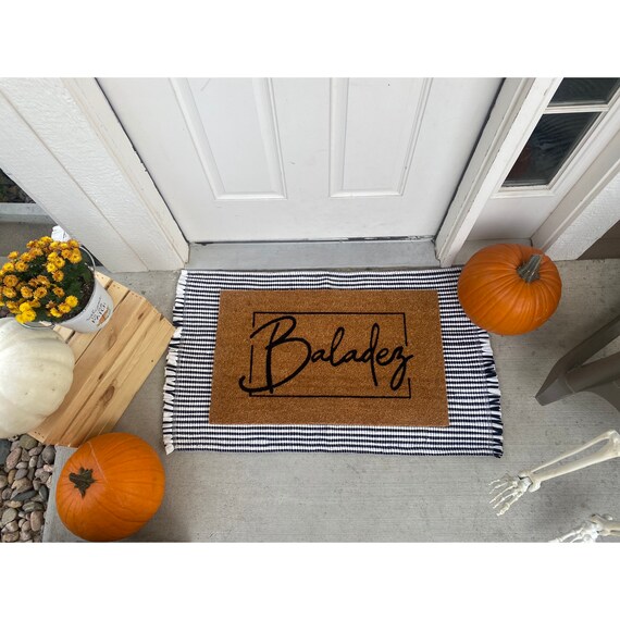 Custom Hand Painted Door Mat - Etsy