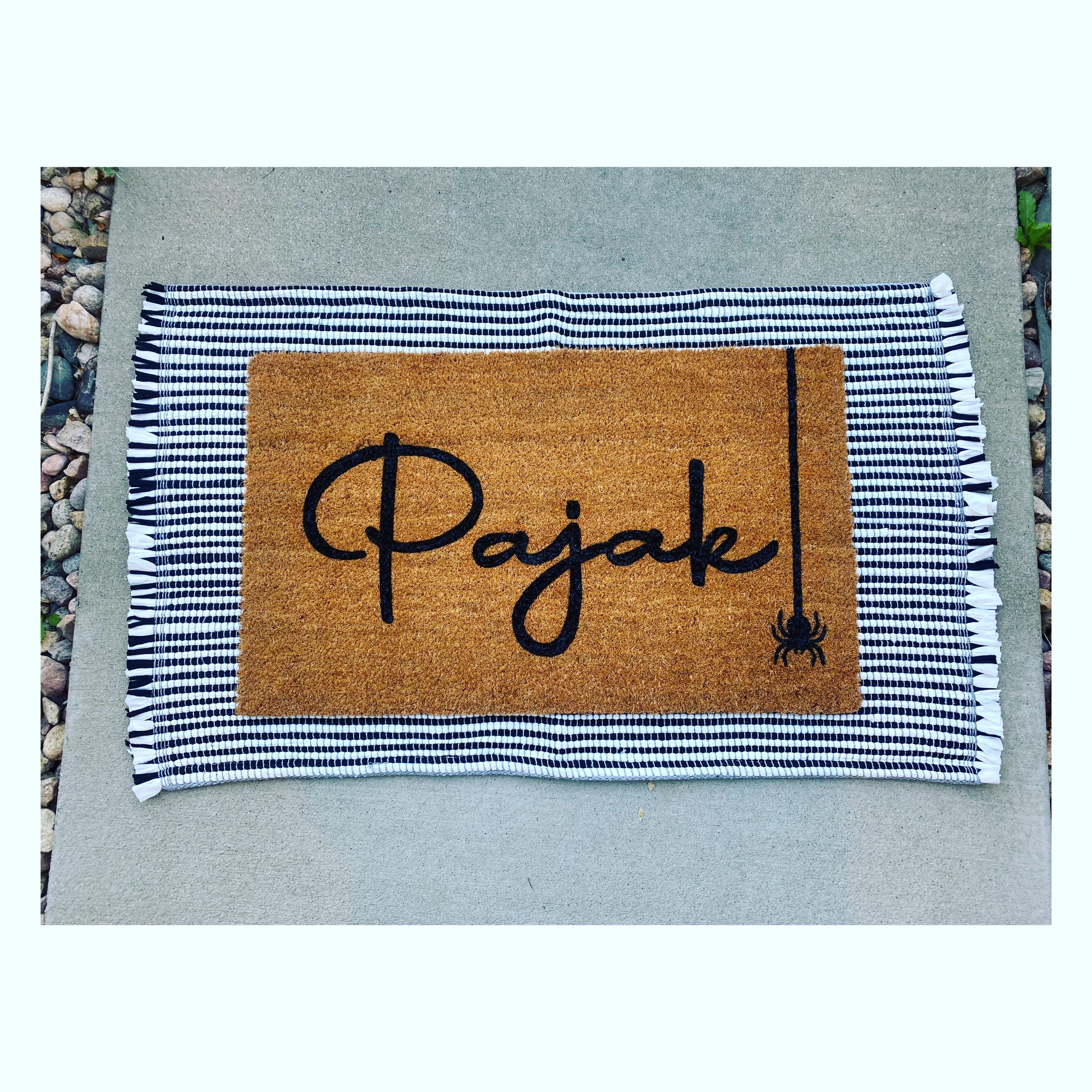 Custom Hand Painted Door Mat - Etsy