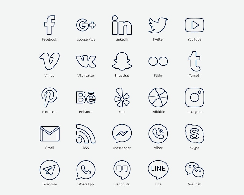 Resume Icons in Vector and PNG - Etsy