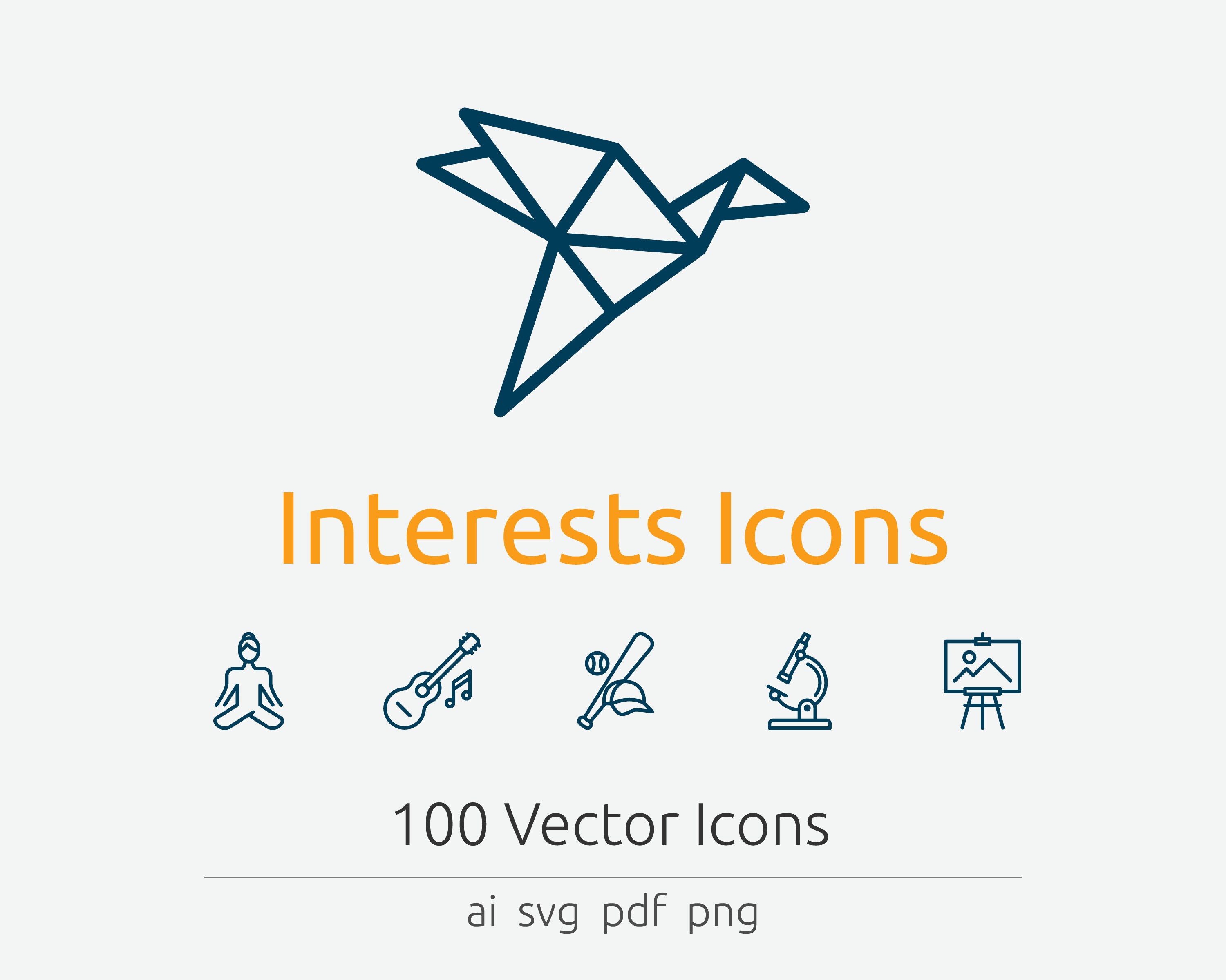 Iconos de intereses en Vector y PNG | Etsy