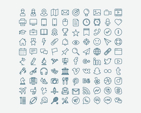 Resume Icons Vector