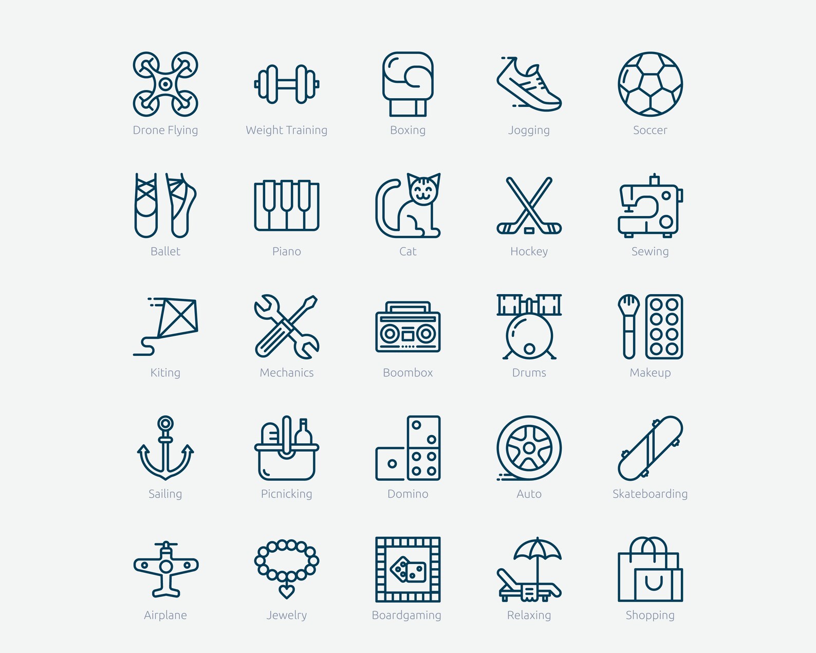 Interessen Icons in Vector und PNG | Etsy