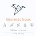 Interests Icons in Vector and PNG - Etsy