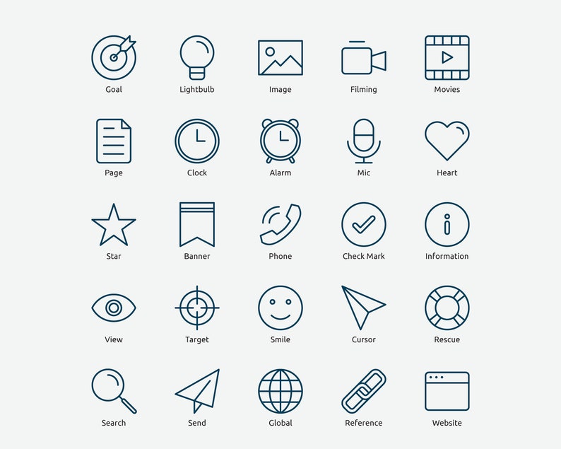 Lebenslauf-Icons in Vektor und PNG - Etsy Schweiz
