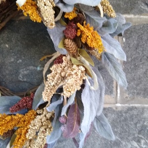 New! Fall Harvest Wreath, Thanksgiving Wreath, Autumn Wreath, Farmhouse ...